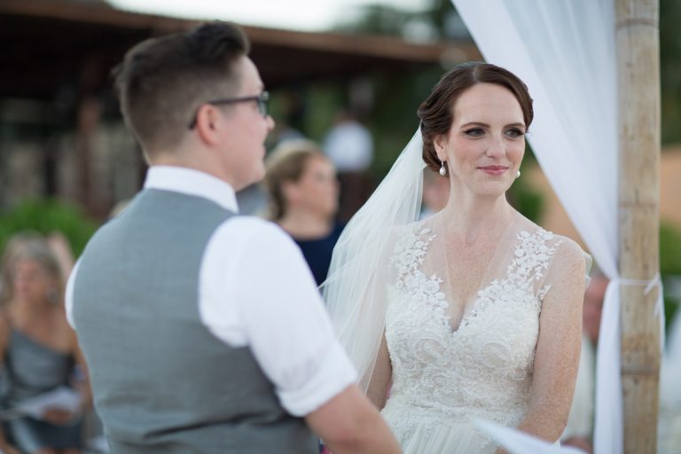 A Very Dapper Wedding: Emily and Nina | dapperQ | Queer Style